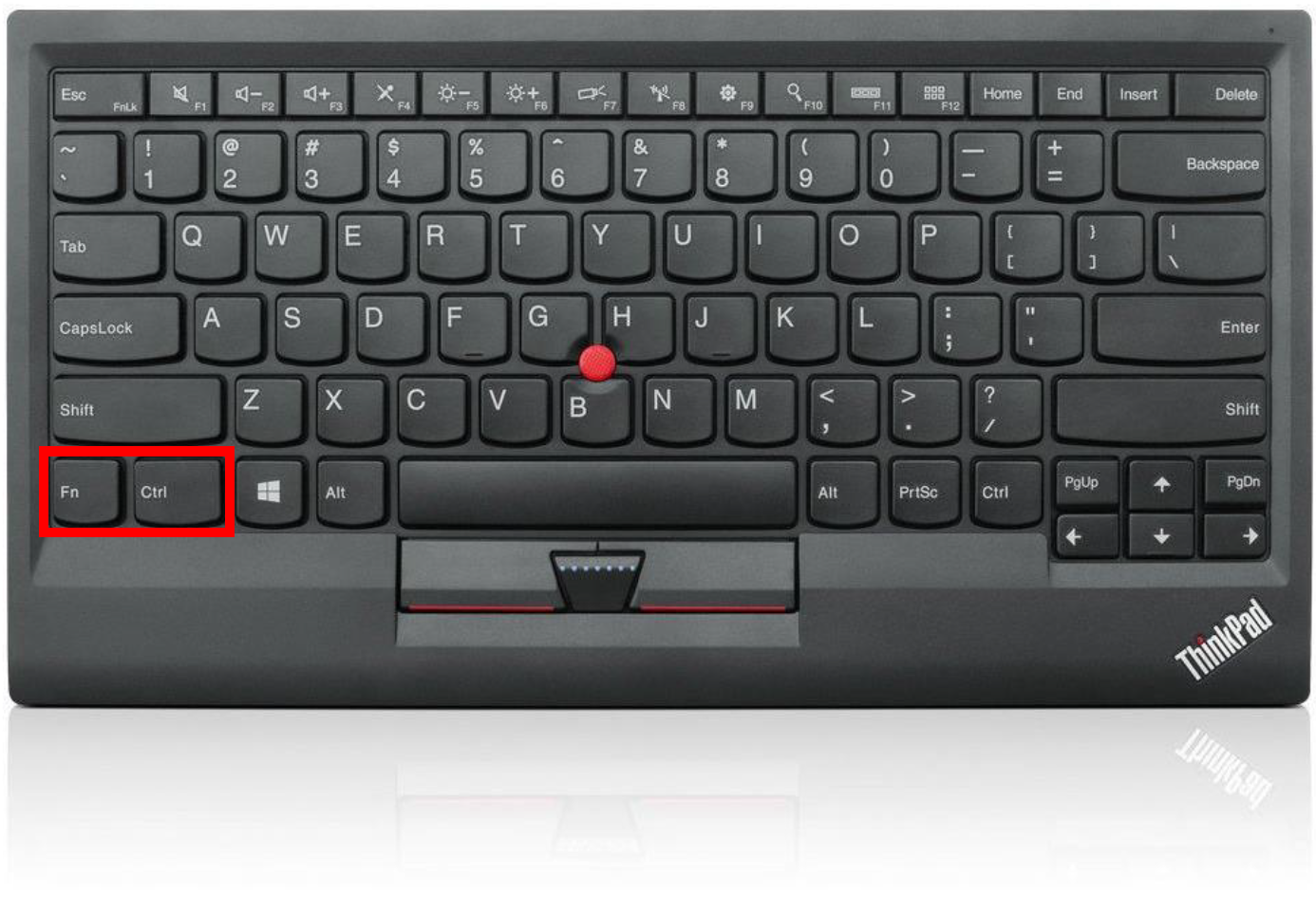 External Thinkpad Keyboard KU 1255 Switch Fn Ctrl On Non Thinkpad PC 