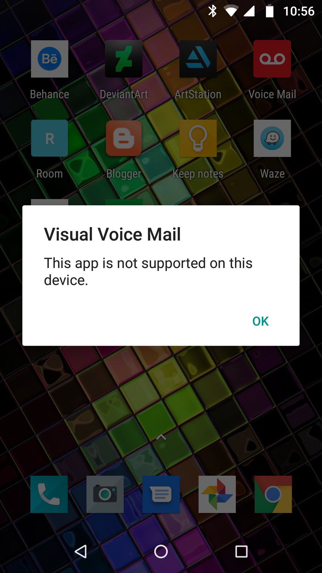Verizon Visual Voice Mail App not supported Moto G5 Plus 8.1-Motorola ...