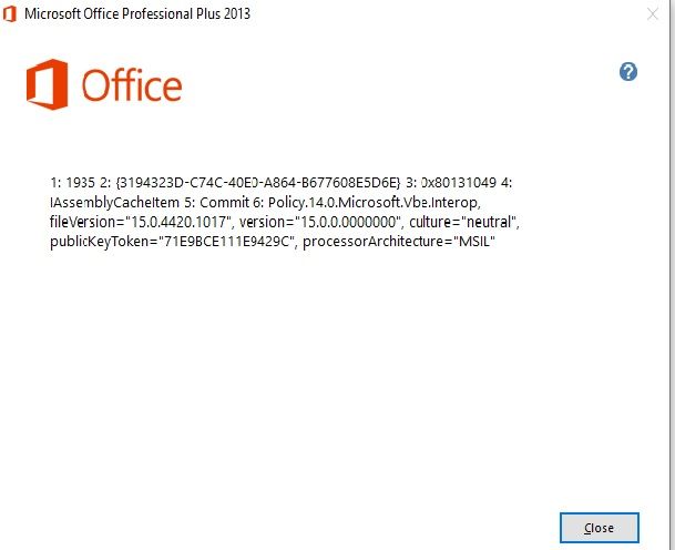 Office Installation Error English Community