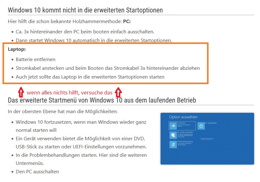 Windows 10 Not Working After A Force Shutdown English Community